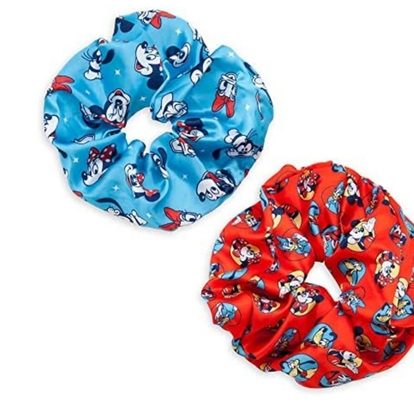 Disney | Accessories | Disney Mickey Mouse And Friends Hair Scrunchie ...